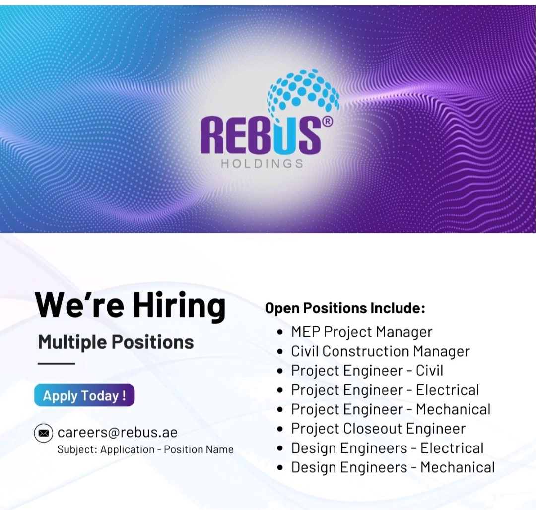 Join Rebus Holdings: Exciting Engineering and Construction Careers in ...